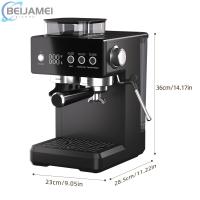 China Coffee Machine Semi-automatic High-pressure Extraction, Concentrated Milk Foam with Built-in Grinding for sale