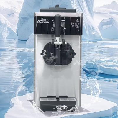 China Desktop Soft Ice Cream Machine, Fully Automatic Stainless Steel Ice Cream Machine for sale