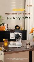 China White Coffee Machine, Small Household Italian Grinder, All-in-one Machine for sale