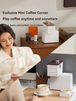 China Home Small White Horse Cube Coffee Machine Premium Edition for sale