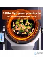 China 4500W Desktop Knob Control Model Commercial Stir Fry Machine Fully Automatic for sale