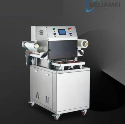 China HT-520 One-out-Two Fully Automatic Film Cutting Machine Vacuum Skin Packaging Machine for sale