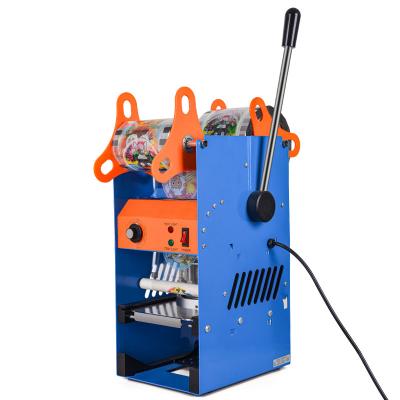 China Factory Small Hand Pressed Commercial Sealing Machine for Plastic Cups Milk Tea Bubble Tea Cups Manual Cup Sealer for sale
