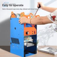 China Factory Small Hand Pressed Commercial Sealing Machine for Plastic Cups Milk Tea Bubble Tea Cups Manual Cup Sealer for sale