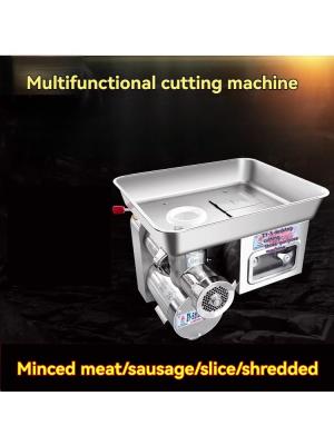 China ZY-5 Tabletop 12-Type Meat Grinder & Slicer - Commercial Stainless Steel Multifunctional Sausage Stuffer for sale