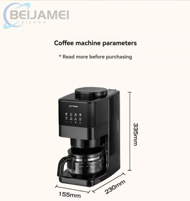 China Fully Automatic 15 Bar Pressure 1.5L Capacity Coffee Machine with Integrated Grinding for sale