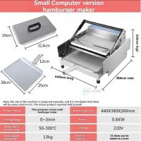 China Commercial Small XH-211 Digital Small Burger Machine (6 at a Time) for sale