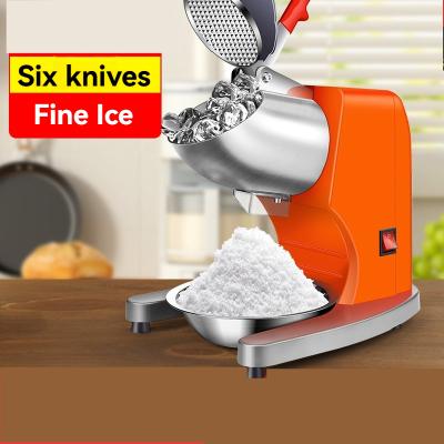 China Orange 6-Blade Commercial Slush Machine + Fine Ice/Enhanced Motor [Flagship] for sale