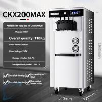 China Vertical Value 30L Commercial Automatic Self-Cleaning Ice Cream Machine for Stall for sale