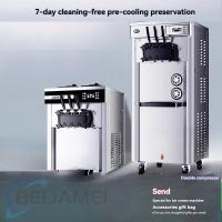 China Continuous Dispensing 50L 3-Phase Commercial High-Temp Ice Cream Machine for sale