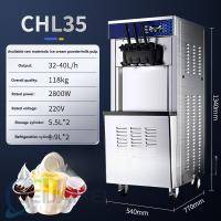 China Milk Mix 40L Commercial Automatic Self-Cleaning Ice Cream Machine for sale