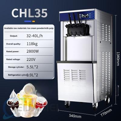 China Milk Mix 40L Commercial Automatic Self-Cleaning Ice Cream Machine for sale