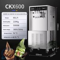 China Vertical Value 30L Commercial Automatic Self-Cleaning Ice Cream Machine for Stall for sale