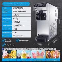China Desktop Compact 13L Pre-Cool Fresh-Keeping Commercial Ice Cream Machine for sale