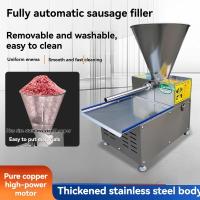 China Commercial Full-Automatic Electric Sausage Stuffer Stainless Steel Multifunctional for Sausage Salami Ham for sale