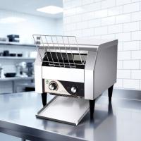 China Belt Commercial Toaster Chain Automatic Bread Toaster Breakfast Shop Bun Baking Equipment Stainless Steel for sale