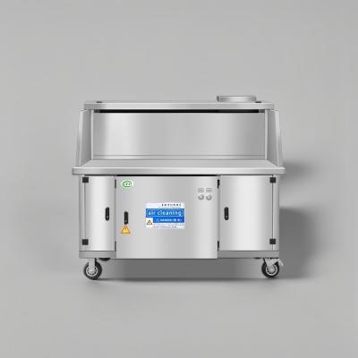 China Water and Electricity  Smoke-free Barbecue Truck for sale