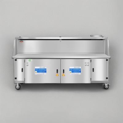 China Four Sets of Eight Story Water and Electricity Composite Smoke-free Barbecue Carts for sale