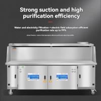 China Four Sets of Eight Story Water and Electricity Composite Smoke-free Barbecue Carts for sale