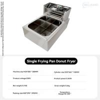 China Thick Stainless Steel Commercial Fryer Multi-functional Electric Fryer Oden 2-in-1 For Stall for sale