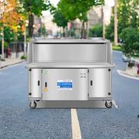 China 1.8-meter Three Group Six Layer Purified Water and Electricity Composite Smokeless Barbecue Truck for sale