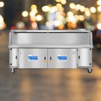 China 2.5 Meter Six Group Twelve Layer Purified Water and Electricity Composite Smokeless Barbecue Truck for sale