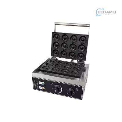China Commercial Donut Maker 12-Hole Double-Sided Heating Non-Stick Easy Clean for sale