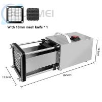China Small Electric French Fry Slicer 220V Food Machinery Cuts Cucumber Sweet Potato Radish Potato Strips New for sale