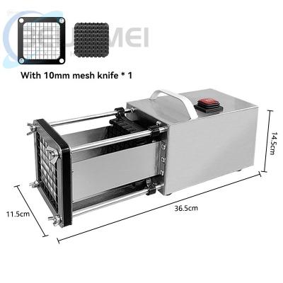 China Small Electric French Fry Slicer 220V Food Machinery Cuts Cucumber Sweet Potato Radish Potato Strips New for sale
