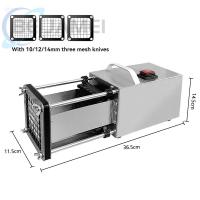China Small Electric French Fry Slicer 220V Food Machinery Cuts Cucumber Sweet Potato Radish Potato Strips New for sale
