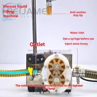 China Honey & Oil Filling Machine Automatic Gear Packaging with Metal 1 Year Warranty Easy to Operate for sale