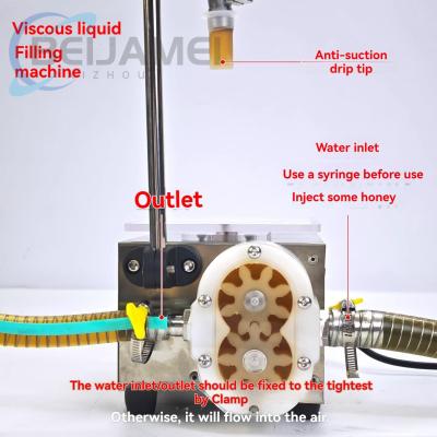 China Honey & Oil Filling Machine for Plastic Bottles Automatic Gear Packaging Machine for Tomato Sauce and Pear Paste for sale