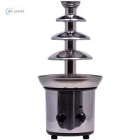 China 110V Small 4-Tier Chocolate Fountain DIY Chocolate Melting Machine For Bakery Hotel for sale