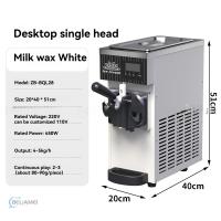 China ZB-BQL268 Commercial Soft Ice Cream Machine Small Vertical & Desktop 3-Color Cone Maker for sale