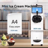 China Single Head Soft Ice Cream Machine Fully Automatic Small Desktop for Night Market Street Stall-for Milk for sale