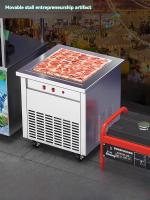 China Commercial Automatic Thick-Cut Yogurt Fryer High-Power Stall Snow Jelly Ice Fryer for sale