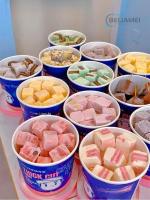 China Commercial Automatic Thick-Cut Yogurt Fryer High-Power Stall Snow Jelly Ice Fryer for sale