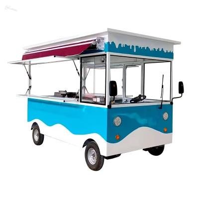 China Electric Four-wheel Dining Car Multifunctional Snack Night Market Stall for sale