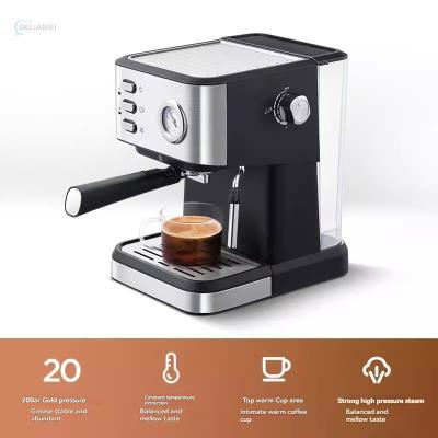 China Coffee machine, concentrated and freshly ground, household semi-automatic all-in-one machine, small size for sale
