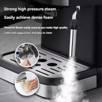 China Coffee machine, concentrated and freshly ground, household semi-automatic all-in-one machine, small size for sale