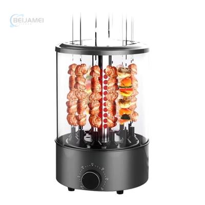 China Smokeless electric skewer, home fully automatic rotary sausage grill, skewer grill for sale