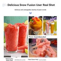 China Hot Sale New Commercial Double Bowl Slushy Machine 220V Eco-Friendly Adjustable Rack for Hotels for sale