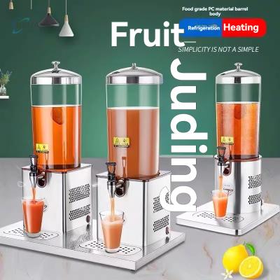 China Stainless steel 6L electric refrigeration beverage machine, hot milk juice machine for sale