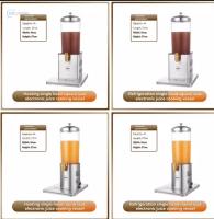 China Stainless steel 6L electric refrigeration beverage machine, hot milk juice machine for sale