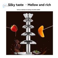 China Commercial Chocolate Fountain, 5-Layer Heated Type for Hotel Buffet Party for sale