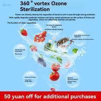 China Fully automatic vegetable washing machine, fruit and vegetable machine, bubble cleaning for sale