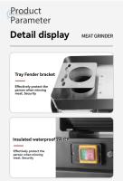 China Desktop multifunctional electric meat grinder for commercial use for sale