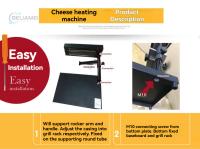 China Electric grill rack cheese maker, cheese steak burger maker for sale