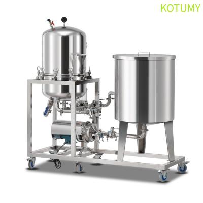 China Filter Machine for Commercial Use Large and Small Fully Automatic Grape Beer Medicinal Liquor Purification Equipment for sale