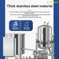 China Filter Machine for Commercial Use Large and Small Fully Automatic Grape Beer Medicinal Liquor Purification Equipment for sale